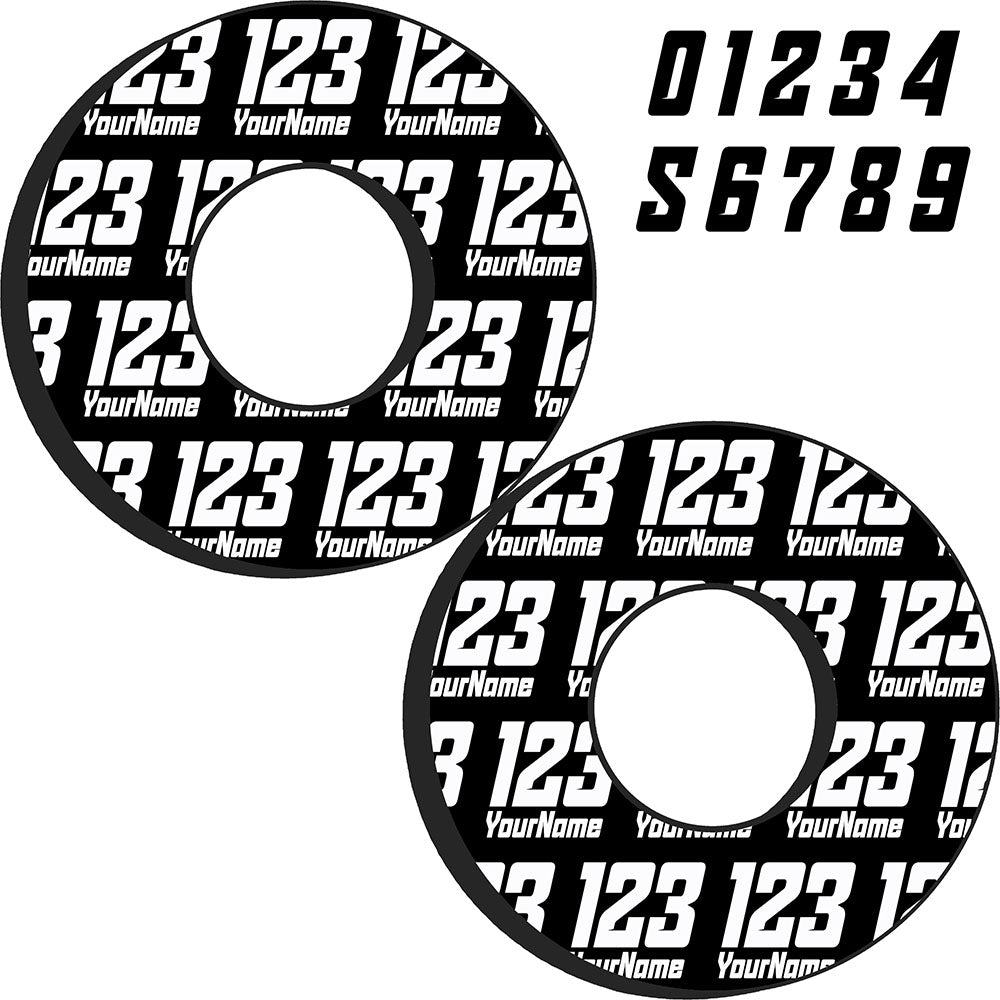 Custom Numbered Grip Donuts