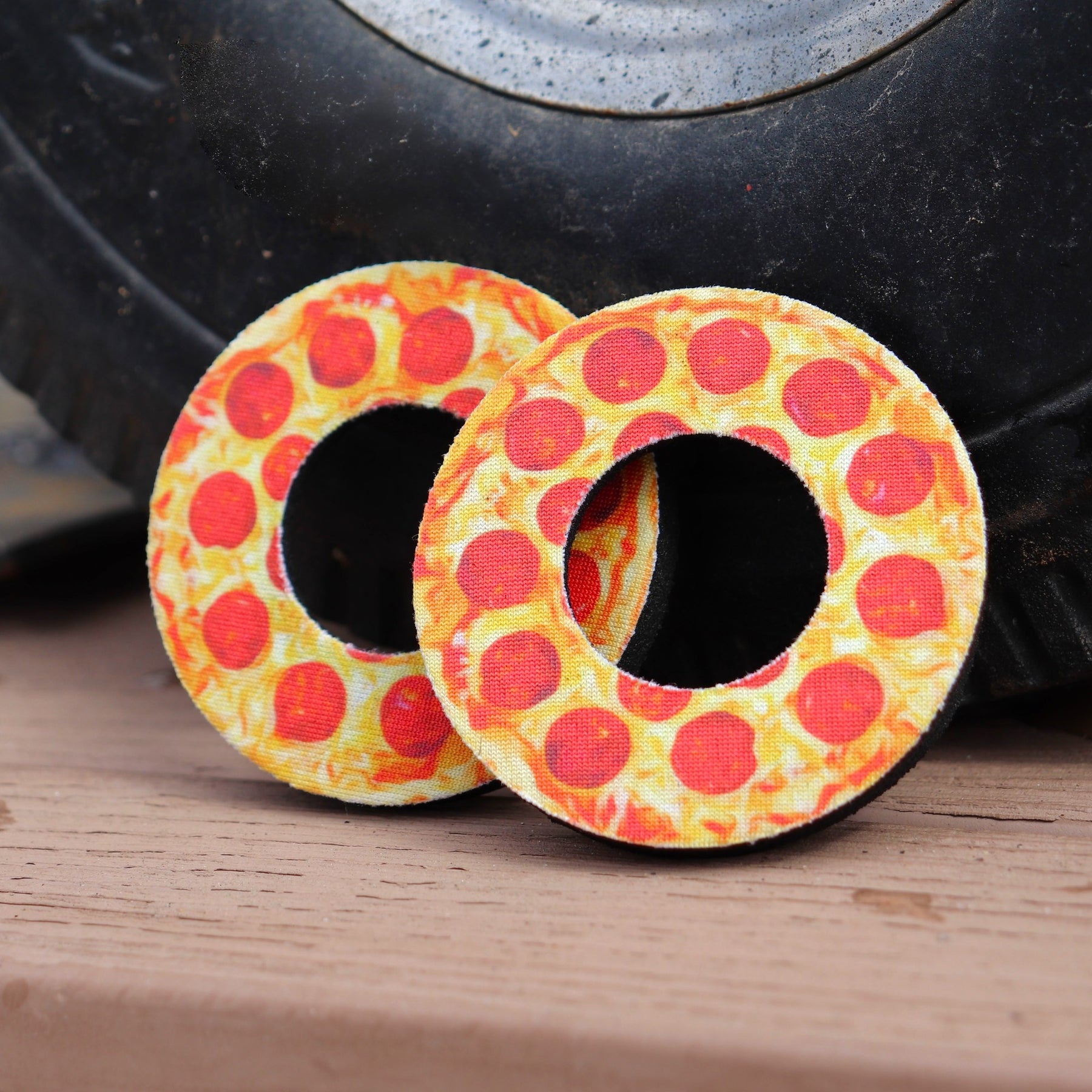 Official Gripdonuts.com - Pizzaholic Dirt Bike Grip Donuts