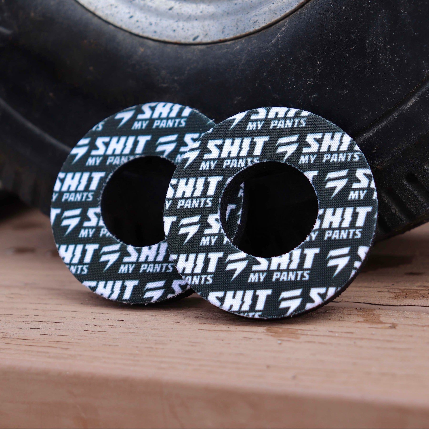 Official Gripdonuts.com - Sh** My Pants Dirt Bike Grip Donuts